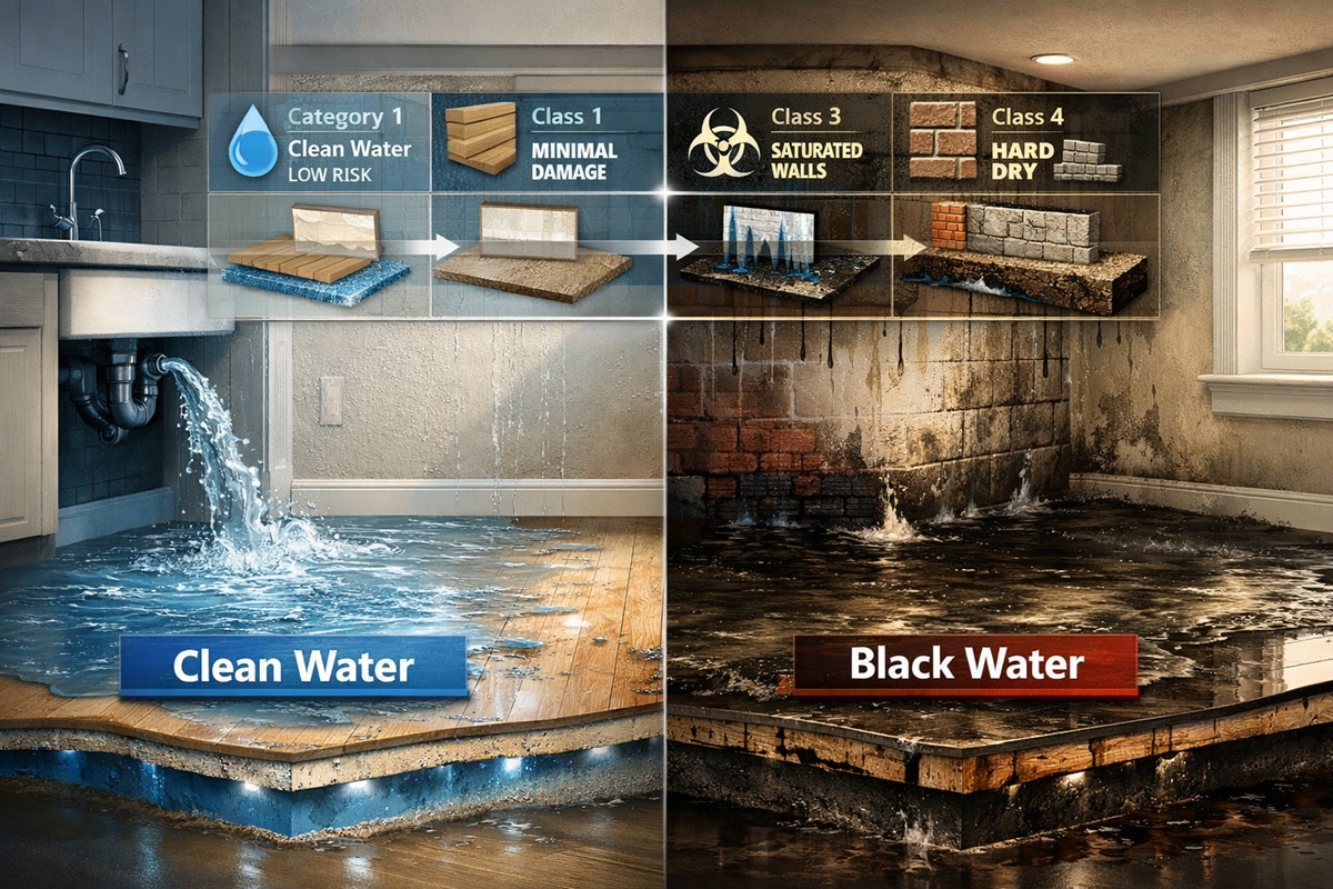 Categories of Water Damage | Paul Davis of Greater Baltimore